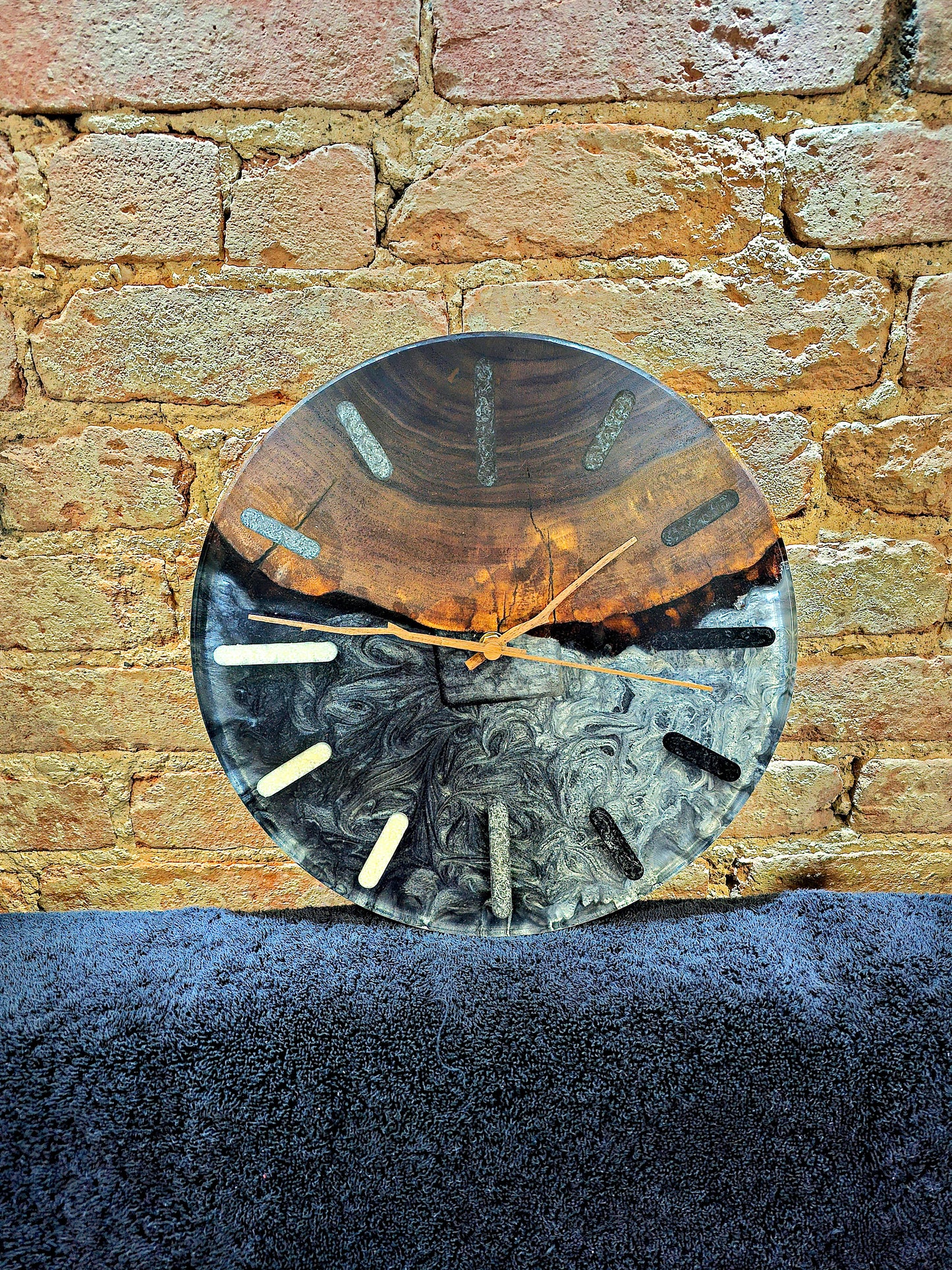Walnut Burl Clock – Woodland Revivals
